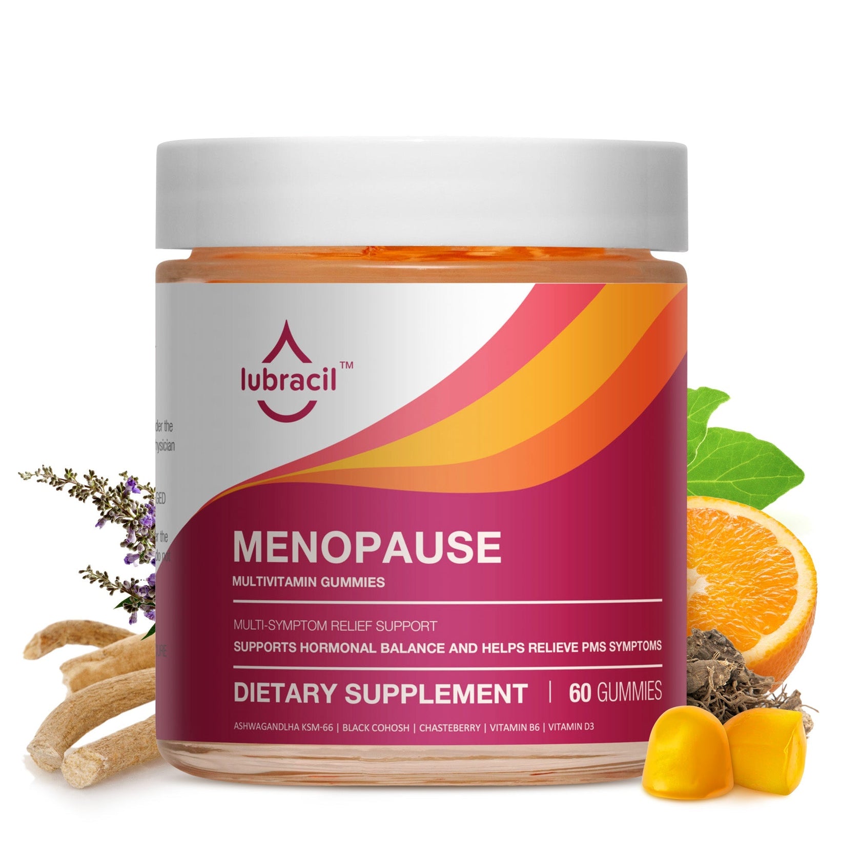 Lubracil Menopause Relief Gummies | Hormone Free & All Natural